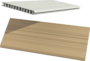 Lisses et planches en PVC pour clôtures et portails